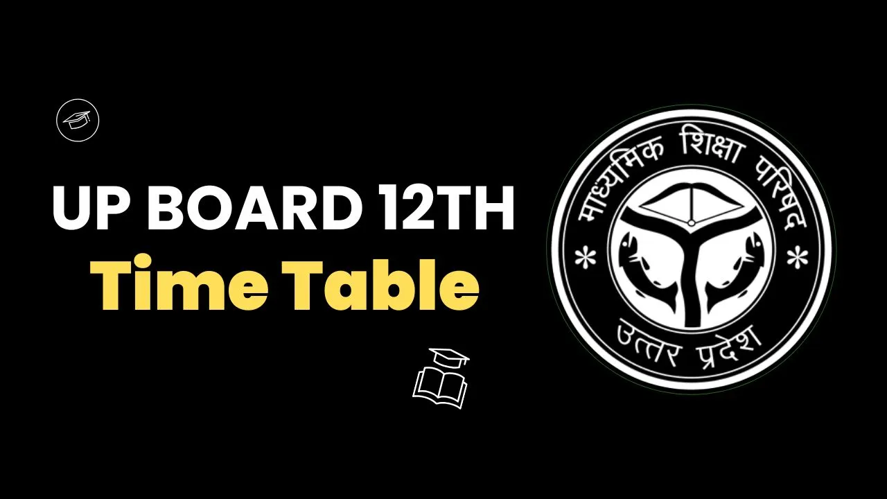 UP Board 12th Date Sheet 2026 जारी: पूरी टाइम टेबल, परीक्षा तिथियाँ और ...